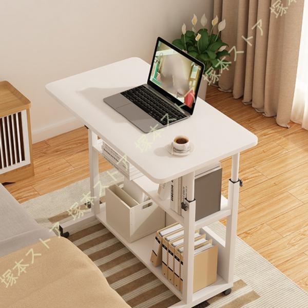 【発売日：2025年02月13日】【サイズ】本体：【昇降式】幅80cm×奥行40cm×高さ60~90cm。【昇降式】幅80cm×奥行50cm×高さ60~90cm。●パソコン用、ミシン用、宿題用、用途多彩の簡易デスク。●足元広々でゆったり利用...