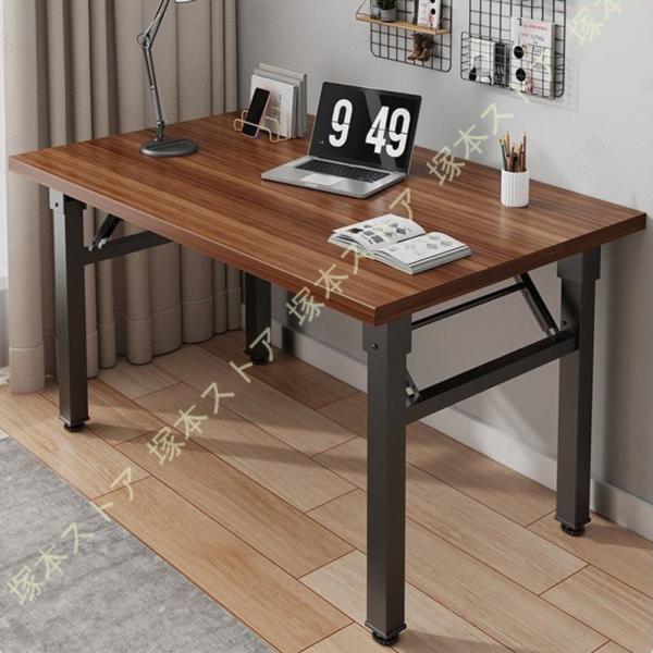 【発売日：2025年02月05日】【サイズ】本体：幅80cm/100cm×奥行50cm/60cm×高さ75cm。 ●使うときだけサッと出せるフレーム折りたたみ式デスク。●パソコン用、ミシン用、宿題用、用途多彩の簡易デスク。●折りたたみ時は狭...