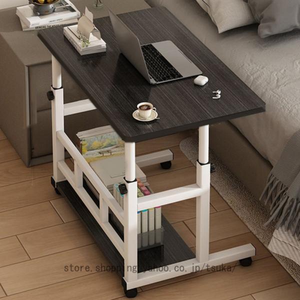 【発売日：2025年04月16日】【サイズ】本体：【昇降式】幅60cm×奥行40cm×高さ60-90cm。【昇降式】幅80cm×奥行40cm×高さ60-90cm。●パソコン用、ミシン用、宿題用、用途多彩の簡易デスク。●足元広々でゆったり利用...