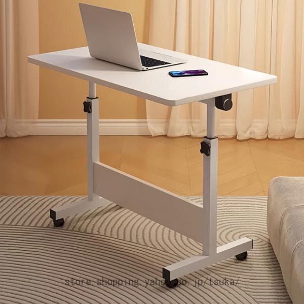 【発売日：2025年07月10日】【サイズ】本体：【昇降式】幅60cm×奥行40cm×高さ65-87cm。【昇降式】幅80cm×奥行40cm×高さ65-87cm。●パソコン用、ミシン用、宿題用、用途多彩の簡易デスク。●足元広々でゆったり利用...