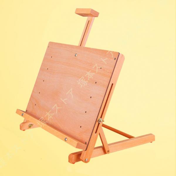 【発売日：2025年10月29日】【サイズ】48*37cm（6段階 0°-90°）    最大60cmのキャンバスを収容でき【高品質素材】 デスクトップ卓上イーゼルは高品質の木材、精巧な仕上がり、滑らかな表面で作られており、長期間使用できま...