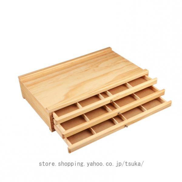 【発売日：2025年05月21日】【サイズ】2層引き出し：40*25.5*6.8cm、3層引き出し：40*25.5*9.3cm、4層引き出し：40*25.5*11.5cm【収納ボックス付き&amp;収納便利】箱の中には貯蔵棚があり、顔料、ブ...