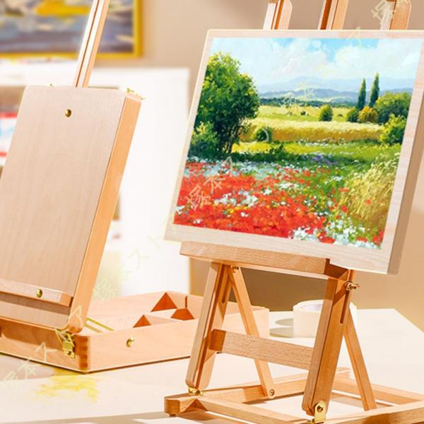 【発売日：2025年06月16日】【サイズ】イーゼルのみ：H62cmイーゼル+8K画板：H62cm.8Kイーゼル+4K画板：H62cm.4K【材質】イーゼルは丈夫な松木材を使用し、滑らかで刺し傷などはありません、折りたたんで便利に保管できま...