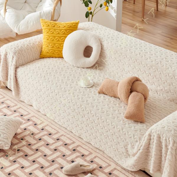 【発売日：2023年09月25日】※一枚ずつ販売※※好きな色とサイズをご自由に選択でき、ご購入する前にぜひ自宅ソファーのサイズを確認してください。◎商品仕様：【素材】フランネル 【サイズ】 180*130cm 180*150cm 180*1...