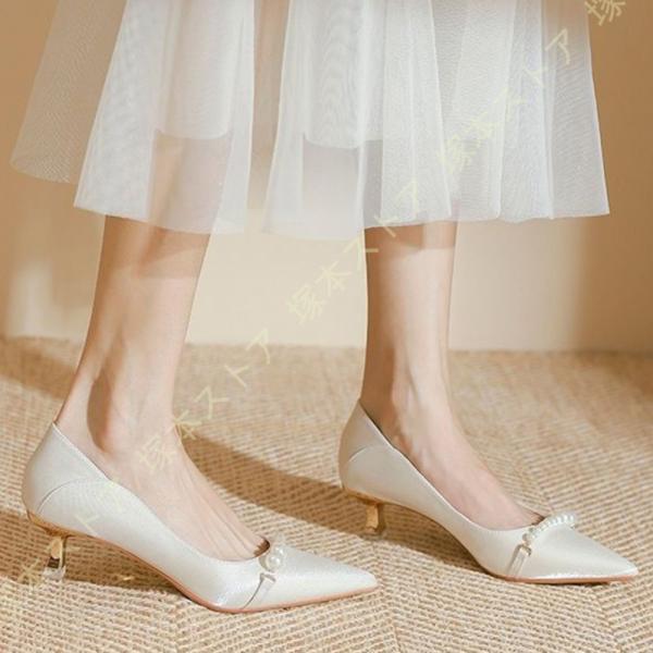 【発売日：2022年12月27日】ポインテッドトゥ ピンヒール パンプス 痛くない 歩きやすい 走れる ハイヒール 美脚 履きやすい 3E 卒園式 卒業式 入学式 オフィス カジュアル ウェディング 結婚式 披露宴 お花嫁 キャバパンプス ...