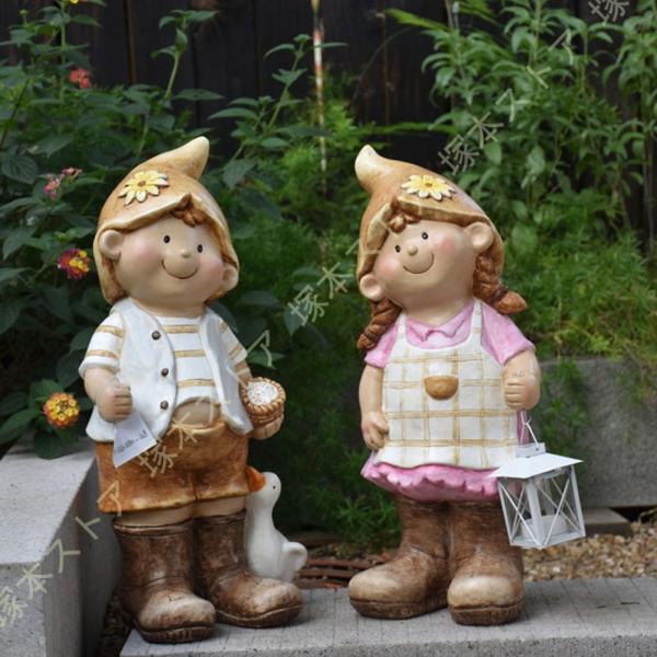 【発売日：2024年10月11日】ガーデンオーナメント 置物1.塗装もとても美しく丁寧で、見た目や触ったときの質感も高く、細かい仕上がり、繊細なディテールでとてもリアルな出来です。2.防水・日焼け止め、色が褪せるのを防ぎます、屋外装飾に適し...