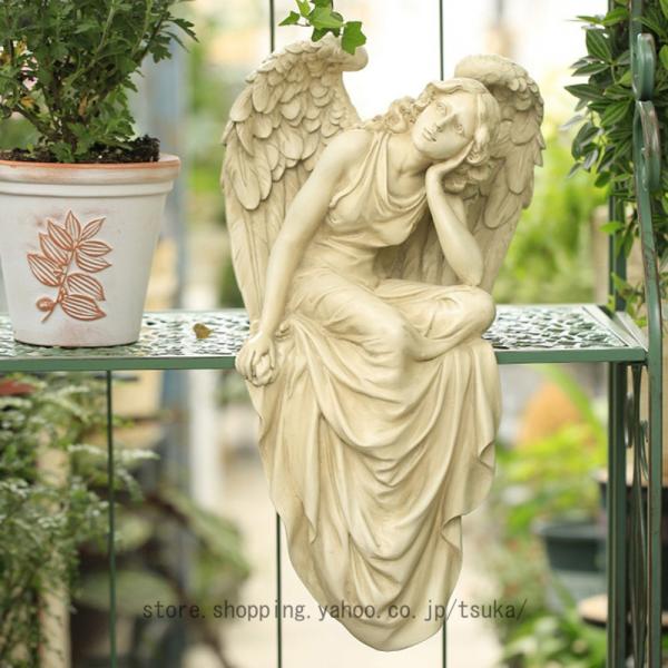 【発売日：2025年07月10日】置物 天使▽▲この愛らしい天使の像は、日常生活のための素晴らしい贈り物です。完璧なガーデニングギフトで、クリスマス・バレンタイン・誕生日のプレゼントとして素晴らしいです。▽▲屋内、屋外関係なくどんな場所に置...