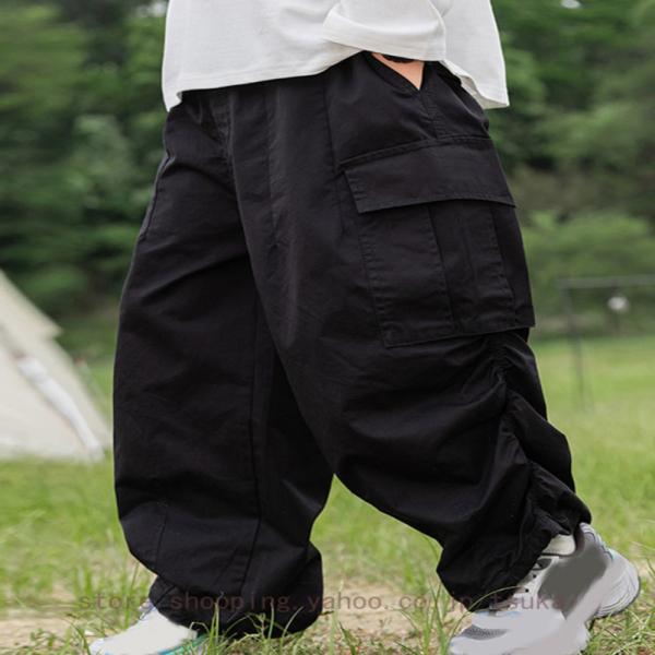 【発売日：2025年09月08日】子供服 ロングパンツ カーゴパンツ 男の子 女の子 長ズボン 無地 カジュアル ジュニア 通気 キッズ ボーイズ ガールズ ウエストゴム 通学 スポーツ 春秋商品内容：ズボン単品◎無地の程よいの厚みで、季節...