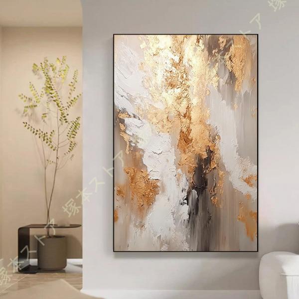 【発売日：2026年03月25日】アートパネル おしゃれ抽象画モダンで洗練された印象を与える材質絵画はインテリアグッズで、耐久性、変色防止機能があります!キャンバスの材質は軽くて丈夫で、処理しやすい!使用シーン自宅のリビング、ダイニング、寝...