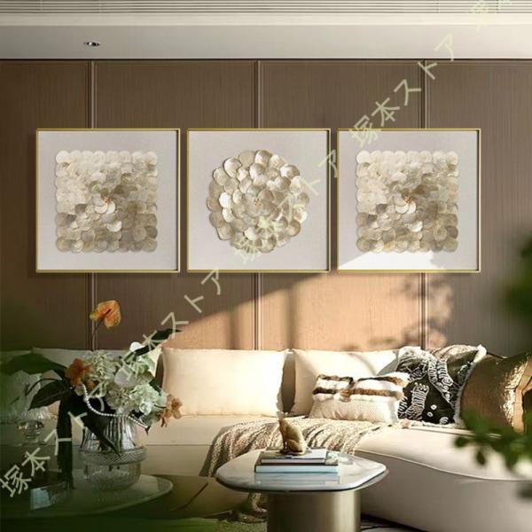 【発売日：2025年08月09日】アートパネル▽「材質」：貝殻▽「雰囲気」：モダン現代風で、お部屋の雰囲気を一瞬に変わります!▽「品質感」：あなたは想像もできない新しいインテリア空間を演出することができます!ポスターと違って、写真は非常に興...