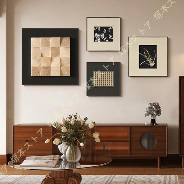 【発売日：2025年08月01日】アートパネル モダン★フレームはシックなブラックのアルミニウム合金素材なので、頑丈な素材です!(クリスタル面)★シンプルなテイストが韓国や北欧モダンテイストのお部屋にマッチして素敵です!★空間も多く取り入れ...