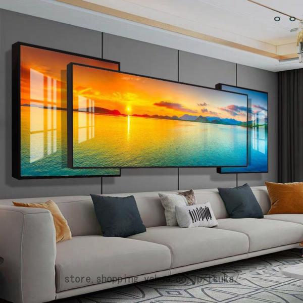 【発売日：2025年10月14日】アートパネル 壁掛け お洒落★アート固有のキャンバス、防水、防塵、防湿、フェードプルーフ、色鮮やかで自然なアートワーク!★お好みのパネルを選んでオリジナルな空間を演出しよう!★ご自宅にはもちろん、業務用では...