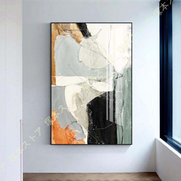 【発売日：2025年10月21日】アートパネル 抽象画▼高解像度の印刷技術により、鮮やかな色彩とリアルな画質を実現!▼防虫・防湿機能も備えて、日常のメンテナンスも簡単!長くご愛用いただける製品です!★【設置例】□玄関、リビングルーム、ダイニ...