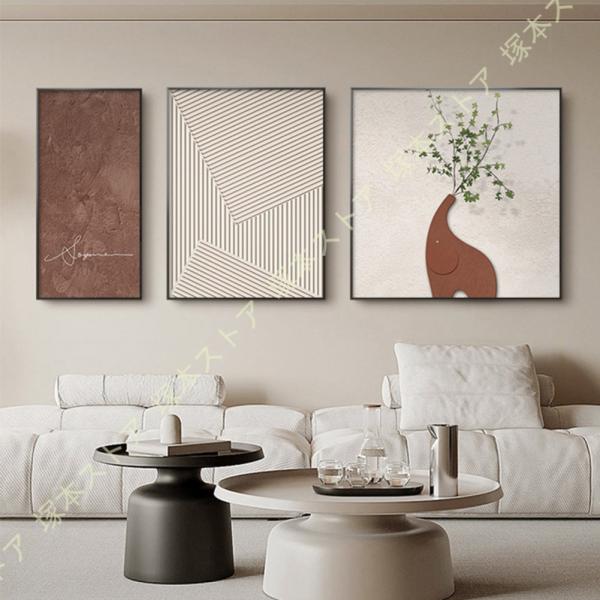 【発売日：2025年08月22日】A=左25*50cm+中30*50cm+右50*50cm  B=左30*60cm+中40*60cm+右60*60cm高清鮮度印刷と易着安装画面の立体イメージ、インク印刷、キャンバスは防水、防湿、色あせ防止の...