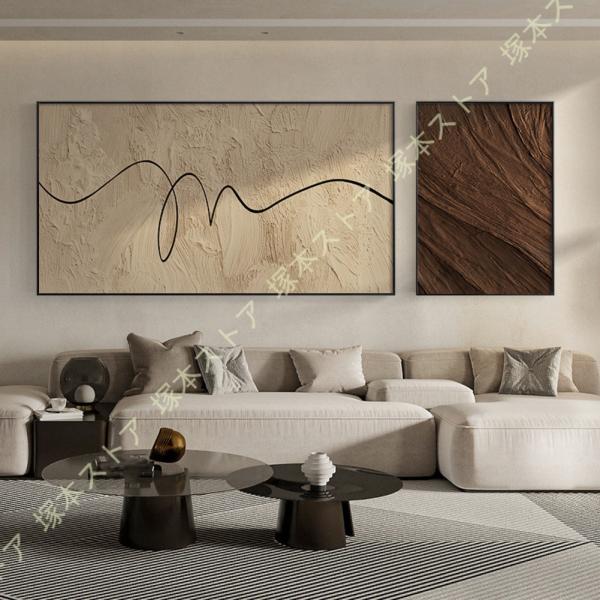 【発売日：2025年08月22日】A=30*40cm+80*40cm  B=35*50cm+100*50cm  C=40*60cm+120*60cm  D=50*70cm+140*70cm高清鮮度印刷と易着安装画面の立体イメージ、インク印刷...