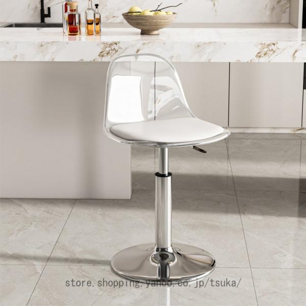 【発売日：2025年07月09日】サイズ：(約)幅37×高さ40~55cm（座面の高）材質：座面PUレザーを使用。中材にウレタンを使用しているので360度回転：カウンターチェアの座面は360度回転するので、狭いスペースでの乗り降りの時にとっ...