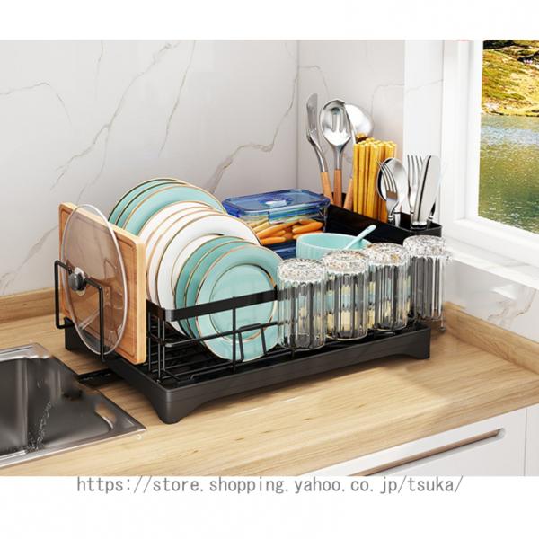 【発売日：2023年08月12日】製品仕様製品名：水切りラック材質：炭素鋼カラー：ブラック 安全かつ効率的にすべての洗浄に最適な乾燥ラック。 このディッシュドレイナーは、キッチンをドライで整頓された状態に保ちます。 底部に水受けトレイを設置...