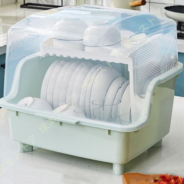 【発売日：2023年08月01日】製品仕様製品名：水切りラック材質：PP 【高級PP素材】高質量のプラスチック素材で作られており、耐久性があり安全に使用できます。強化された耐久性があり、心配がなく安心してお使いいただけます。【防塵】透明な蓋...