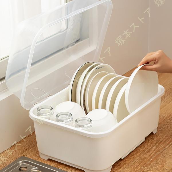 【発売日：2023年08月01日】製品仕様製品名：水切りかご材質：PP 【高級PP素材】高質量のプラスチック素材で作られており、耐久性があり安全に使用できます。強化された耐久性があり、心配がなく安心してお使いいただけます。【防塵】透明な蓋で...