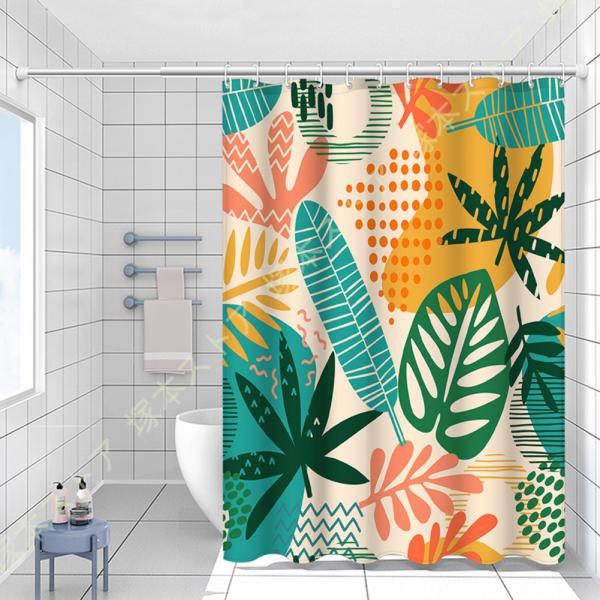 【発売日：2022年09月13日】【商品仕様】サイズ（幅*丈 ）：90*180cm 120*180cm 150*180cm 165*180cm 180*180cm 180*200cm  素材：ポリエステル セット内容： シャワーカーテン1枚...