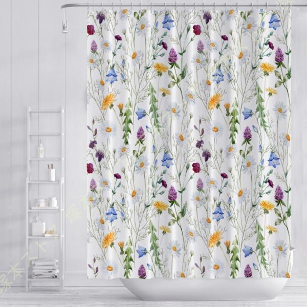 【発売日：2022年09月13日】【商品仕様】サイズ（幅*丈 ）：92*180cm 122*183cm 140*180cm 152*180cm 168*180cm 180*180cm 素材：ポリエステル セット内容： シャワーカーテン1枚＋...