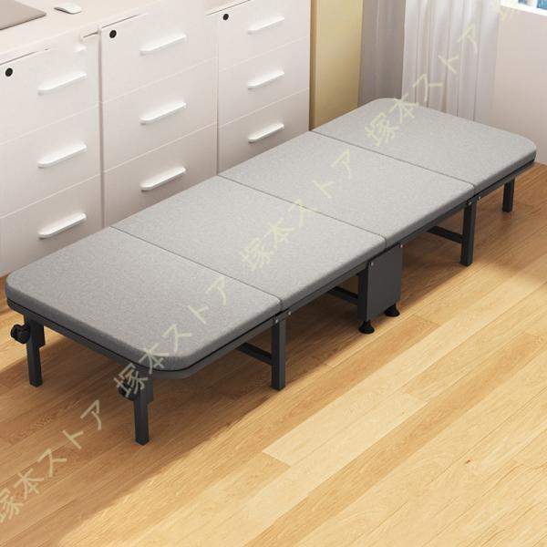 【発売日：2025年09月05日】【商品情報】サイズ：長180CM*幅60CM/70CM/80CM*高23CM!パイプ：太いスチール!組み立ては不要です! 簡易ベッドは軽量で持ち運びが簡単です!簡単に展開/収納できるので、面倒な組み立て作業...