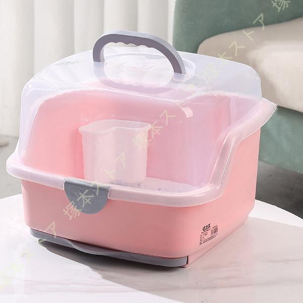 【発売日：2024年09月23日】商品のご紹介☆簡単のカラフルでおしゃれな哺乳瓶乾燥ラックです。☆サイズ：サイズA=35.87*32.8*28cm。材質：PP。具体的には商品説明や画像をご覧ください。製品は収納ケースのみで、食器は含まれてい...