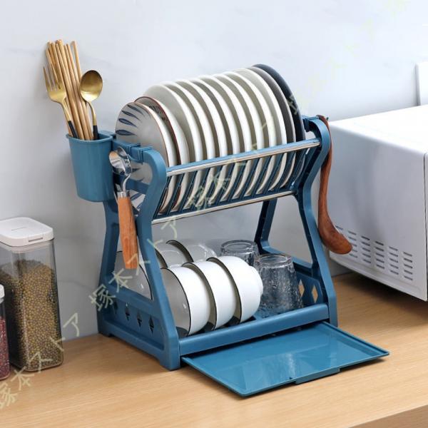 【発売日：2023年09月09日】商品の説明サイズ：具体的な製品とサイズは画像の説明を見てください。材質：プラスチック。注意：製品は水切りラックに限り、他の撮影品は含まれていません！ 調理や掃除のためのスペースを省くように設計されています。...