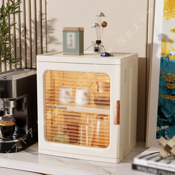 【発売日：2023年07月05日】商品の説明サイズ：A=37*29*46cm。B=37*29*86cm。注意：製品の簡単なインストールが必要です。製品は食器棚に限り、他の撮影品は含まれていません！材質：ABS+PS素材。【収納の専門家】 そ...