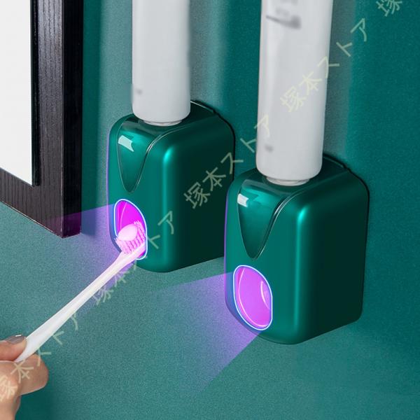 【発売日：2023年06月26日】商品の説明◆カラー：写真通り◆製品サイズ：自動歯磨き粉ディスペンサー=65*55*100mm。材質：環境に優しいABS+PS素材。歯ブラシ、歯磨き粉などの撮影品は含まれていません。 【操作の便利性】歯ブラシ...