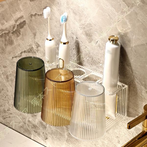 【発売日：2023年03月10日】商品の説明商品名：歯ブラシスタンド 歯ブラシホルダー 壁掛けサイズ： A=（コップ2個付き）、B=（コップ3個付き）、C=（コップ4個付き）、 D=（14*8.5*8.5cm）、E=（22*8.5*8.5c...