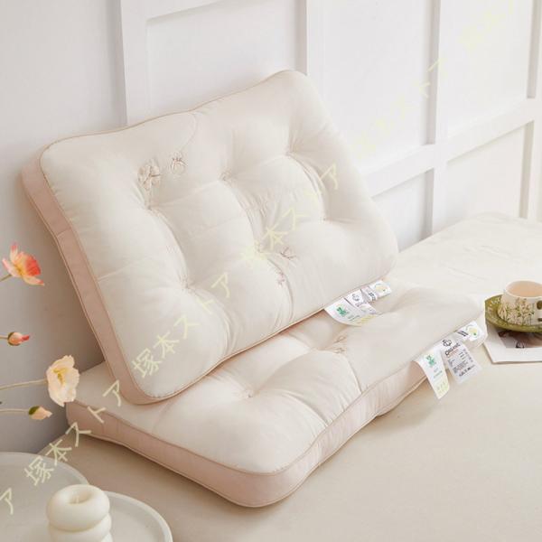 【発売日：2025年10月05日】【サイズ】48*74A=【単品】 48*74B=【ペアセット】【ホテル級の品質】枕の芯：上質のポリエステル混合繊維を採用し、枕が柔らかく快適であることを確保します!生地：スーパーシルク滑り、通気性と肌にやさ...