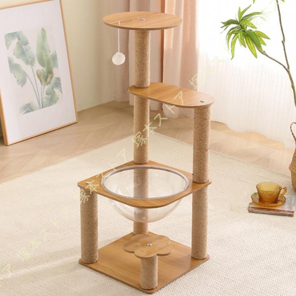 【発売日：2025年05月29日】適用対象：子猫から大型猫まで 猫が喜ぶ機能満載：見晴らしのよい高台、爪とぎポール、遊び放題の幅広い台座などを取り付きました。猫ちゃんの遊び場としてピッタリの室内用キャットランドです。