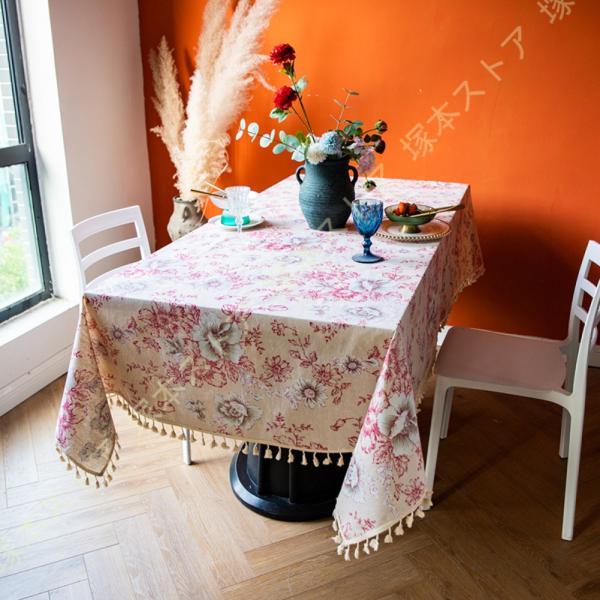 【発売日：2022年12月16日】テーブルクロス１枚（枕カバーなし）素材：綿＋リネンサイズ：90*90cm 100*140cm 100*160cm 110*170cm 120*120cm 140*140cm 140*180cm 140*20...