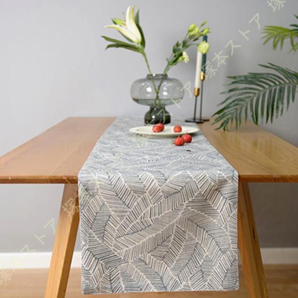 【発売日：2022年08月16日】含まれるもの：テーブルランナー1枚サイズ：（テーブルランナー）34*180cm 34*200cm 34*220cm 34*240cm 素材：コットンリネン  特徴： 抗菌 防臭 柔らかい 滑り止め 丸洗い ...