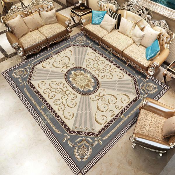 【発売日：2023年05月17日】◆全体の厚さは約6mmです。 ◆材質：（表）ポリエステル ／ 裏面：不織布(滑り止め加工)  上品で優美に、そして、華やかな、上品で豪華、エレガントタイプのペルシャデザインです。 お部屋を華やかに彩りますの...