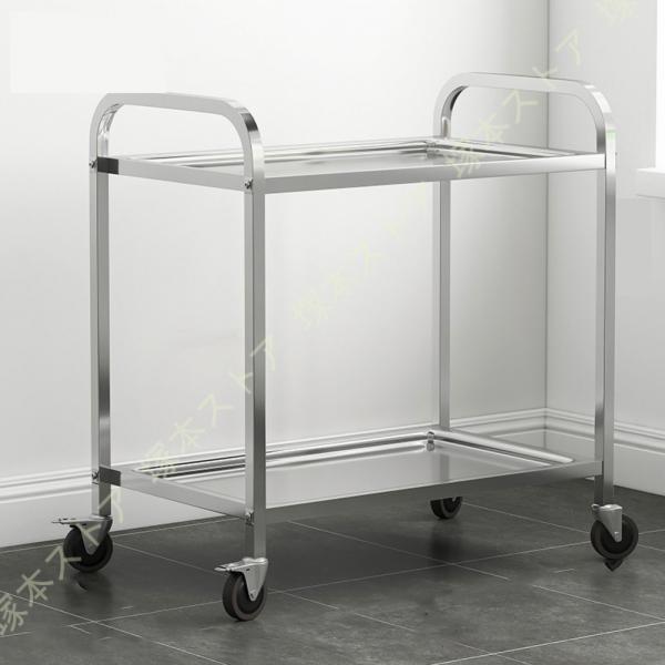 【発売日：2025年11月14日】●特長サイドガードがついていますので、天板に乗せた物が落下するのを防止します!また、スムーズに移動できるキャスターにはロック機能も付いています!ステンレス製でサビにも強く掃除もラクラク!強度に優れ丈夫で衛生...