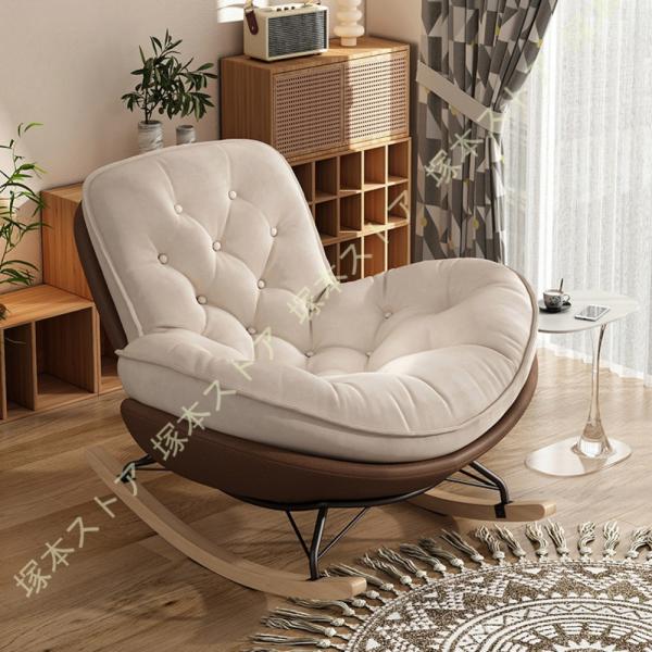 【発売日：2025年04月30日】カテゴリー: ロッキングチェアクッション素材：コットン耐荷重：200kg/440ポンド※詳しいサイズ情報について、画像を参考にお願いします。用途: リビングルーム、寝室、ホテル、図書館、コーヒーショップ、オ...