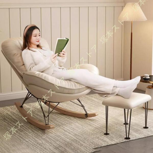 【発売日：2025年04月30日】カテゴリー: ロッキングチェアクッション素材：コットン耐荷重：200kg/440ポンド※詳しいサイズ情報について、画像を参考にお願いします。用途: リビングルーム、寝室、ホテル、図書館、コーヒーショップ、オ...