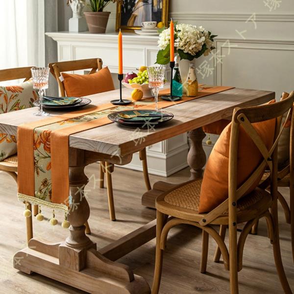 【発売日：2023年02月06日】★テーブルの中央にさらりと敷きこむだけで、ぐっとお洒落な雰囲気を作り出してくれるテーブルランナー!★柔らかく、耐久性があり、環境に優しい、ガラスや陶器の食器、花瓶なども安心して置けます!★お部屋を明るく：パ...