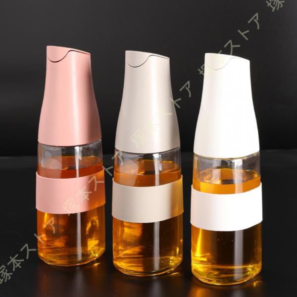 【発売日：2023年04月10日】商品の説明500MLサイズ：7×8.7 ×24.3cm色：ホワイト/グレー/ピンク素材：ガラス自動開閉でキャップが自由に反転 手がいらない ボトルを傾けて油を注ぐ、片手で操作でき、手間が省ける。油一滴もこぼ...