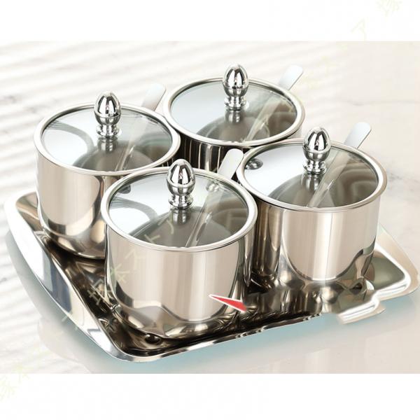 【発売日：2023年03月22日】商品の説明Sサイズ（2個セット）：約22×11.3cmMサイズ（3個セット）：約30×11.3cmLサイズ（4個セット）：約22×11.3cm専用トレイ付き、小さじスプーン付 容量：400ml 色：シルバー...