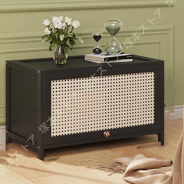 【発売日：2025年09月01日】★【サイズは、ページで写真で確認できます!】自分で4本の足を取り付ける必要がある!★【美しい装飾】サイドテーブルは、バリなしのバンブー材と人工ラタンを組み合わせたエレガントなデザイン!木目が素朴な雰囲気を醸...