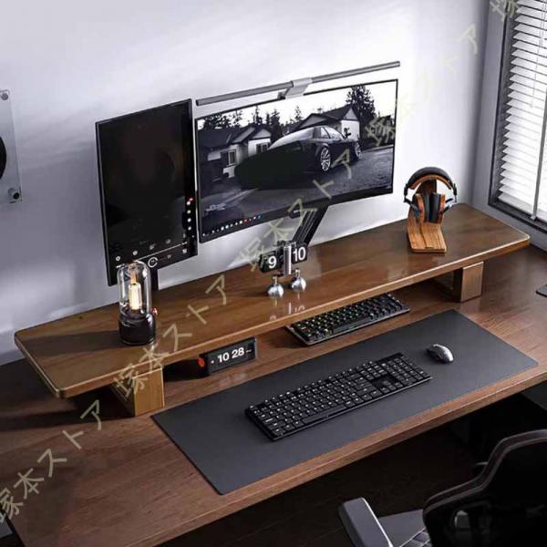 【発売日：2025年09月01日】★【正確な寸法は、ページで写真で確認できます!スタンドとしての機能のみで、他の付属品はない!】自分で組み立てる必要がある!★【天然木桐製、軽量、美しい見た目】天然木桐製でおしゃれな卓上パソコン台です!シンプ...