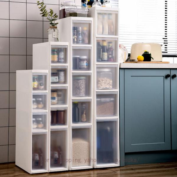 【発売日：2025年02月11日】【こんな特徴があります】 収納 ストッカー キッチンストッカー スリム 隙間収納 大容量 幅14cm省スペース 引き出し 便利 ゴミ箱 分別 キャスター 片付け【こんなものを収納できます】 調味料 食材 缶...