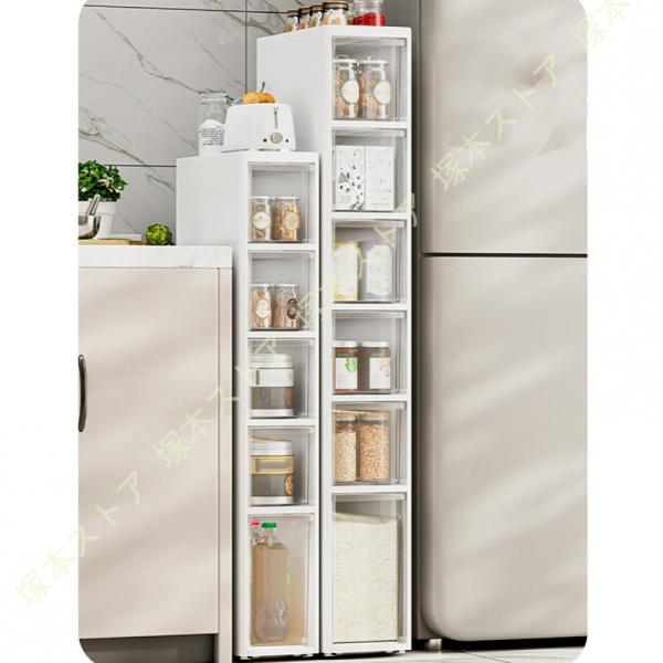 【発売日：2025年02月08日】【コンパクトサイズ】:隙間ロッカーは隙間を利用して物を保管し、スペースを合理的に利用できます。【多用途な収納】: リビング、キッチン、バスルームなど、様々な場所で使用可能。日用品や雑貨を整理整頓できます。【...