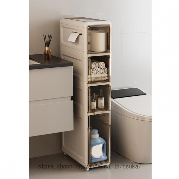 【発売日：2025年04月14日】材質：プラスチック寸法：2層3層4層適用するリビング、寝室、キッチン、トイレ特徴：● 防水でプライバシーも保ち、美観も兼ね備えています。シャンプーやボディソープなどの収納に適しています。●底部のスペースを増...