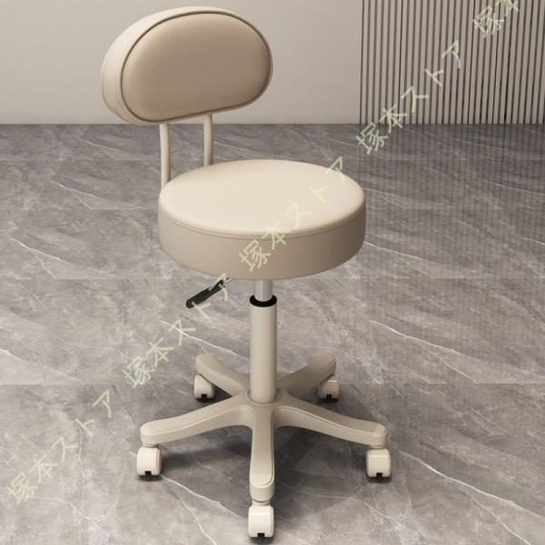 【発売日：2025年01月24日】【仕様】サイズ（約）：幅33×高さ40~52cm座面直径（約）：33cm耐荷重（約）：120kg材質：PUレザー、スチール脚特徴：●人間工学オフィスチェア姿勢を安定させる背もたれのサポート性と身体の自由な動...