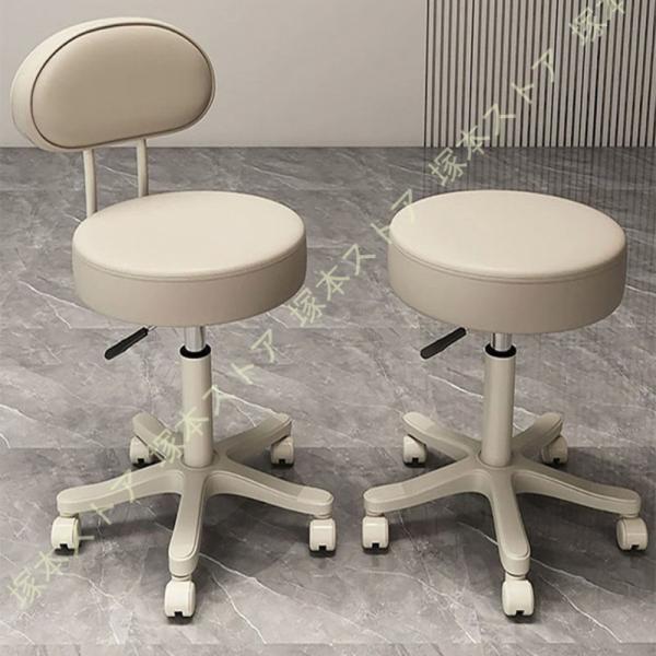 【発売日：2025年01月24日】【仕様】サイズ（約）：幅33×高さ43~52cm座面直径（約）：33cm耐荷重（約）：150kg材質：PUレザー、スチール脚特徴：●人間工学オフィスチェア姿勢を安定させる背もたれのサポート性と身体の自由な動...