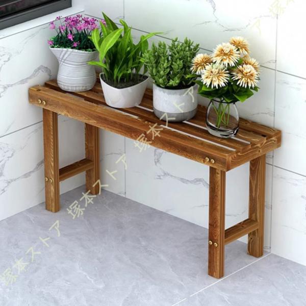 【発売日：2025年06月14日】【商品名】：フラワースタンド【素材】：木 【商品サイズ】：60*幅25*高さ25cm60*幅25*高さ40cm60*幅25*高さ55cm【簡単組立】ノッチにクロスバーを差し込み、穴に固定ネジを締めすだけ完成...